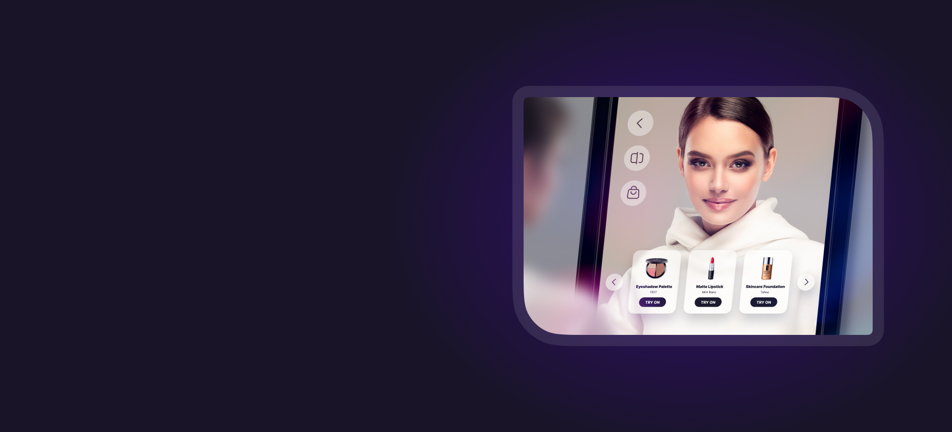 AR Mirror | Augmented reality display | Smart beauty mirror by Banuba